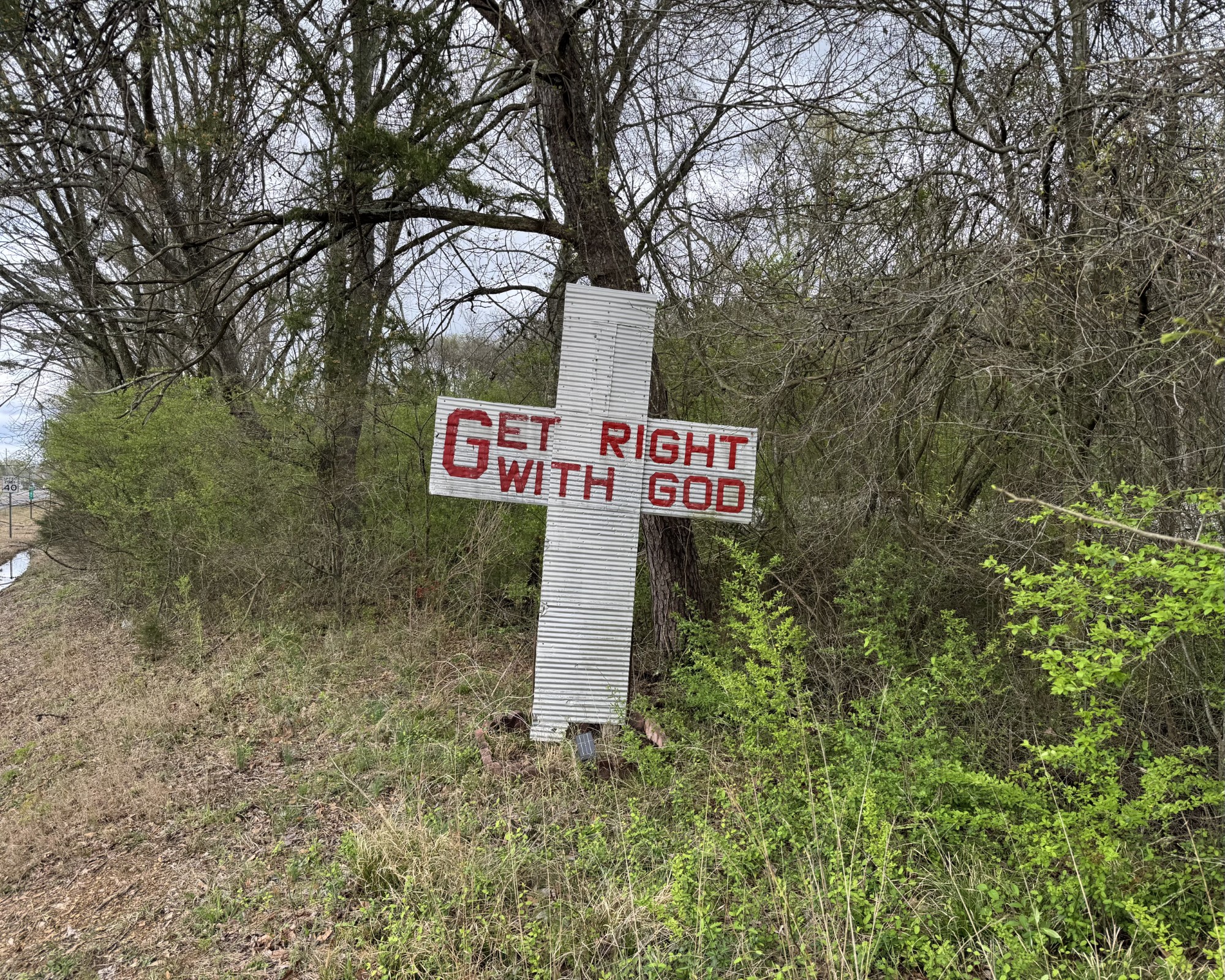 Metal Cross – Get Right With God, Steele, AL - Henry Harrison Mayes ...